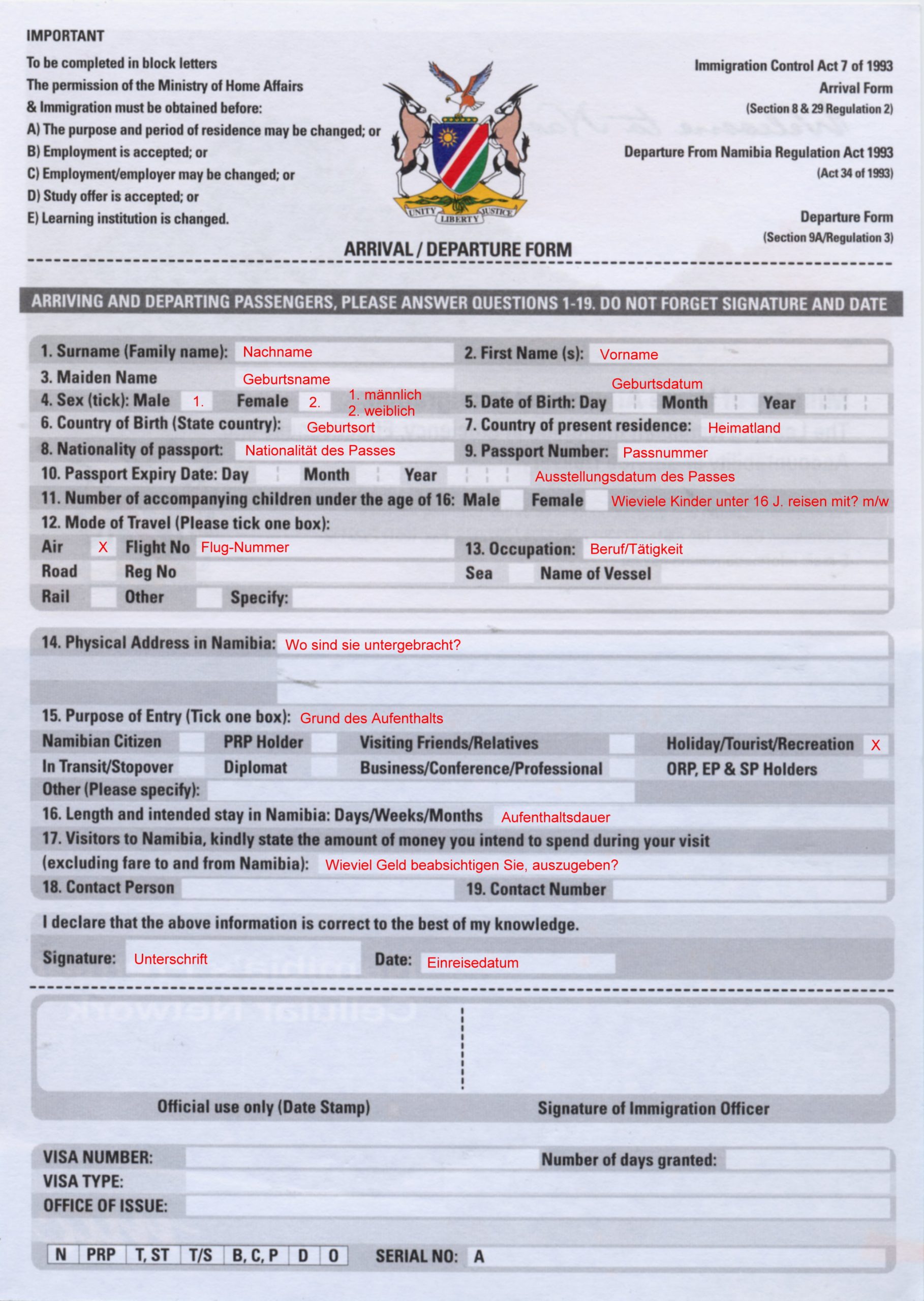 Entry & Exit – Sanga